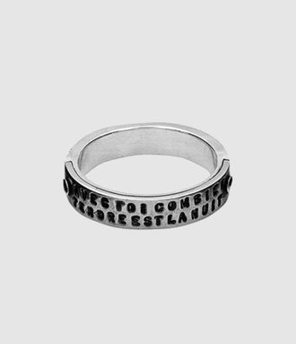 Serge Thoraval Bague Rivetée La Nuit Fine Argent