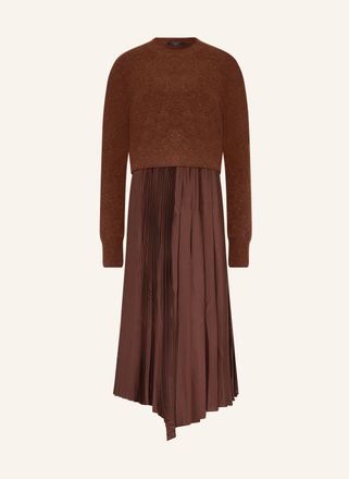 AllSaints Allsaints Kleid Jax Mit Plissees braun