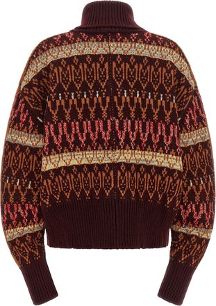 Dries Van Noten Teda Cardigan - Burgundy