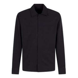 Herno Seer-Crease Shirt - - Shirts - Herren - Blau - S