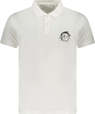 Trussardi Homme, Tops, Blanc, Taille: M Short Sleeve Polo