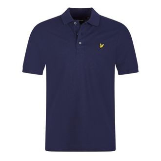 Lyle & Scott Poloshirt f&uuml;r Herren, kurz&auml;rmlig (Marine)