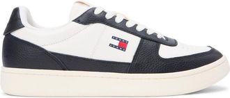 Tommy Jeans Archive 98 Sneaker f&uuml;r Herren, Leder, Niedrig geschnitten (Elfenbein/Schwarz)