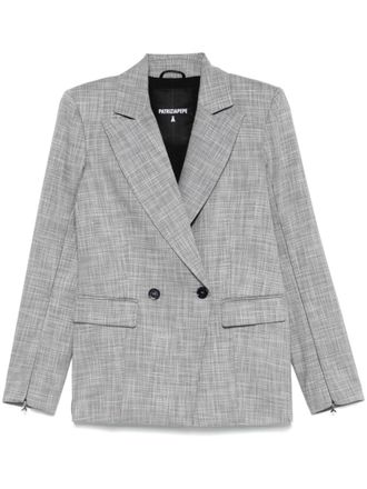 Patrizia Pepe blazer à carreaux - Gris