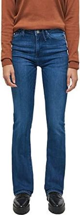 Mustang Jeans June Flared Jeans, Bleu Moyen 602, 31W x 30L Femme