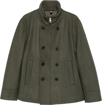 Duno Manteau matelass&eacute; crois&eacute; Zakab - Homme - Manteaux - Vert - Taille: M