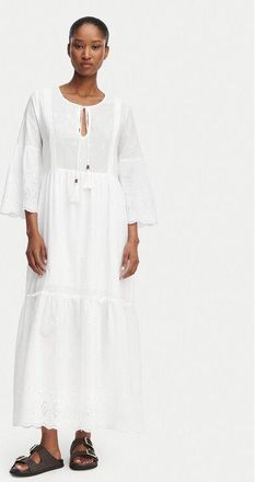 Selmark Sommerkleid BC296 Wei&szlig; Relaxed Fit