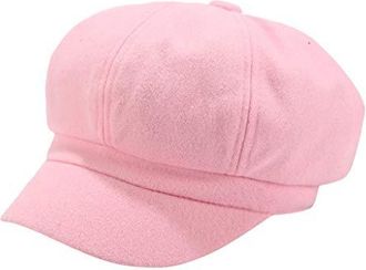 Generic Chapeau de camionneur vintage pour homme - Béret - Painter Newsboy - Casquette de baseball haut de gamme légère pour homme, rose, taille unique