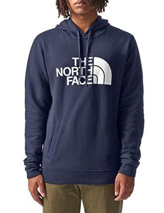The North Face Mens Half Dome Hoodie - Pull et Pull &agrave; Capuche pour Hommes - Sweat &agrave; Capuche Graphique pour la randonn&eacute;e, Le Camping et la Marche - Summit Navy - L