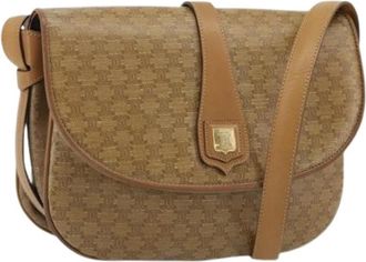 Celine Sac bandouli&egrave;re Macadam Pre-owned - Femme - Pre-owned - Beige - Taille: ONE Size
