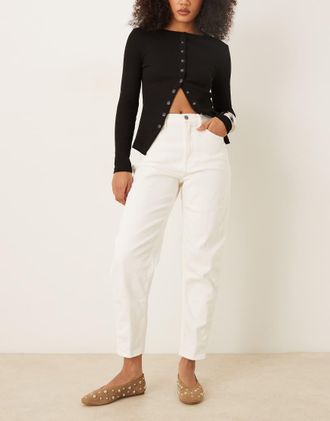 Polo Ralph Lauren Jean droit - Blanc cass&eacute;