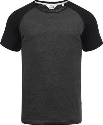 Solid SDBastian Herren T-Shirt Kurzarm Shirt mit Rundhals-Ausschnitt Baumwollmischung Regular fit, Größe:3XL, Farbe:Dark Grey Melange (8288)