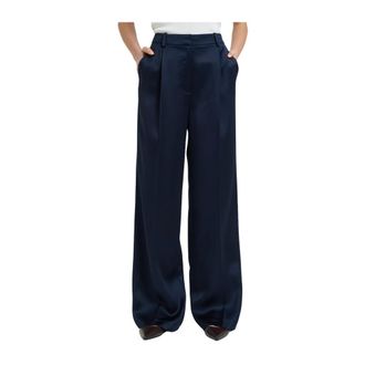 Anine Bing Femme, Pantalons, Bleu, Taille: 38 FR Wide Pantalons
