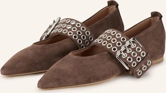 Kennel & Schmenger Mary-Jane-Ballerinas Nika braun