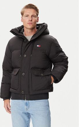 Tommy Jeans Winterjacke Workwear DM0DM23506 Schwarz Relaxed Fit