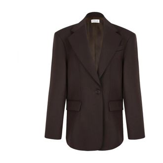 P.A.R.O.S.H. Oversized Blazer - - Jackets - Damen - Braun - S