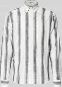 GANT Regular Fit Freizeithemd aus Leinen-Baumwoll-Mix mit Kentkragen