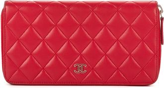 Chanel Crossbody Bags - Long Wallet - Gr. unisize - in Rosa - f&uuml;r Damen