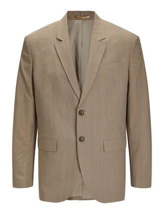 Jack & Jones JACK&JONES Herren Jprbushwick Harry Blazer Reg Noos Anzugjacke, Greige/Checks:Regular FIT, 54
