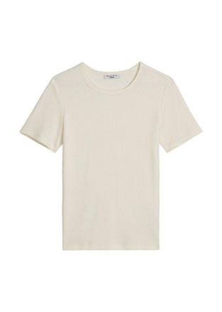 Marc O'Polo Denim T-Shirt slim fit aus weichem Rippjersey