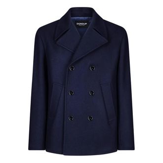 Dondup Zweireihiger Mantel - - Jackets - Herren - Blau - L
