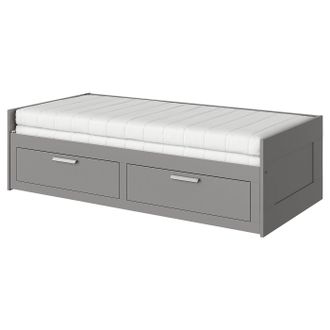 IKEA BRIMNES Tagesbett/2 Schubladen/2 Matratzen