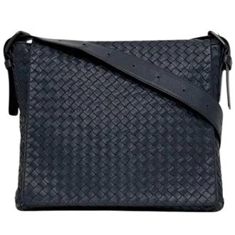 Bottega Veneta Pre-owned Sac bandouli&egrave;re vintage - Homme - Pre-owned - Bleu - Taille: ONE Size