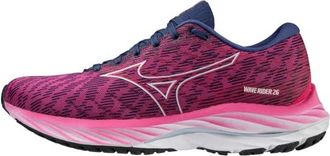 Mizuno Baskets Wave Rider 26 pour Femme, Ffuchsia Hblue Innuendo, 42 EU