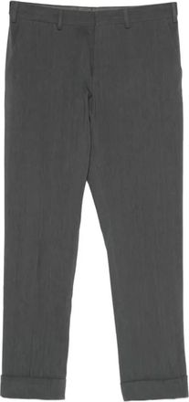 Dries Van Noten Homme, Pantalons, Gris, Taille: XL Straight Pantalons