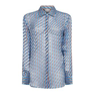 Dries Van Noten Devor&eacute; Shirt - - Blouses & Shirts - Damen - Mehrfarbig - L