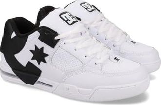 DC Chaussures de Skateboard pour Homme Dc02220, Blanc/Noir, 39 EU