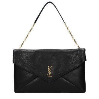 Saint Laurent Cassandre Femmes Sac &agrave; Main Cuir Noir