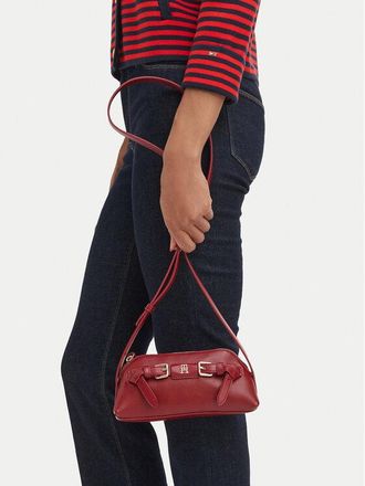 Tommy Hilfiger Handtasche Th Buckle AW0AW19511 Rot