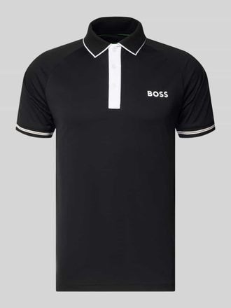 HUGO BOSS Regular Fit Poloshirts mit Kontrastdetails