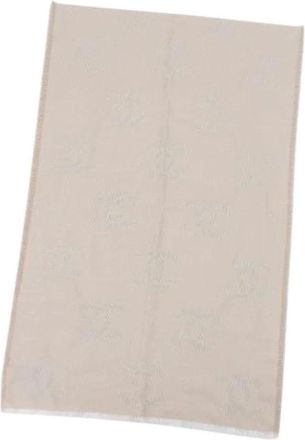 Chanel unisex, Pre-owned, Beige, Taille: ONE Size &Eacute;charpe en cachemire Pre-owned