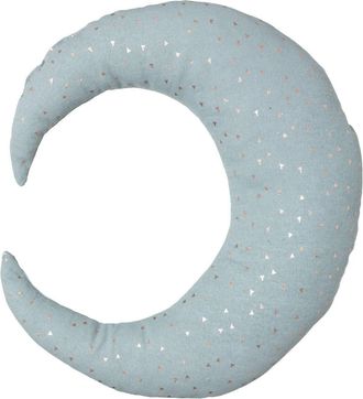 Atmosphera Atmosphera Dekokissen Mond Berlingot, 32 x 28 cm, Blau