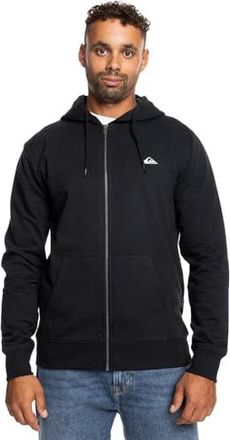 Quiksilver Basic Hood Zip Young Men Sweatshirt, Black, XXL Mens