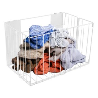 Generico Magnetischer Organizer für Kleidung, Organizer für Waschmaschine, zusammenklappbares und platzsparendes Regal für Küche, Schrank, Schlafzimmer, Truhe,