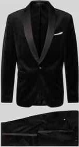 Lindbergh Slim Fit Anzug aus Samt