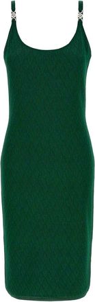 Versace Robe Au Genou - Vert
