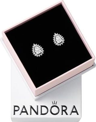 Pandora Pandora Timeless Clous doreilles en argent sterling avec zircones cubiques transparentes