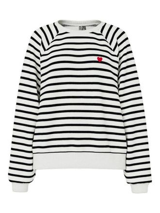 Pieces Sweatshirt PCGRETA LS EMB UB SWEAT FC