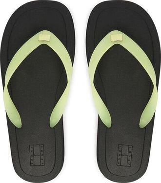 Tommy Jeans Zehentrenner Tjw Cleated Jelly Summer Sandal EN0EN02954 Gr&uuml;n