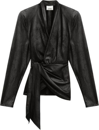 Isabel Marant Cinaye Wickeltop - Schwarz