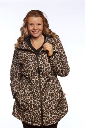 Danwear Ingeborg Leopard Jacke
