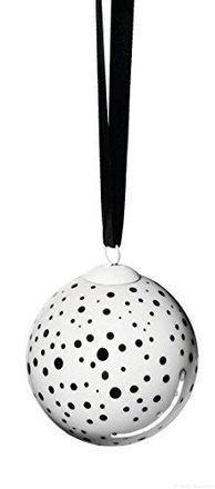 ASA 66436690 Weihnachtskugel, Porzellan, Weiß, 8 x 8 cm, 1 Einheiten