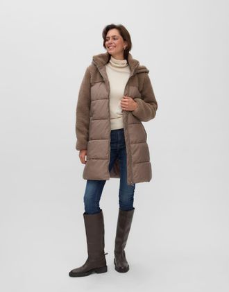 Vero Moda manteau couleur noix-Marron