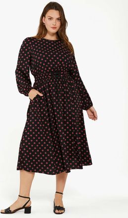 Kate Spade New York Heartfelt Geo Midikleid