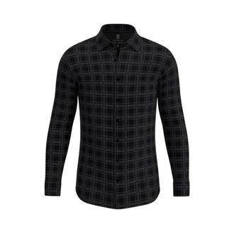 DeSoto Kent 1/1 Langarmhemd - - Shirts - Herren - Schwarzk - L