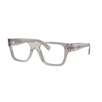 Prada Rechteckiger Acetatrahmen - - Accessories - Herren - Grau - 52 MM